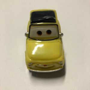 Disney | Toys | Disney Pixar Cars Yellow Fiat Plastic Toy Vehicle ...